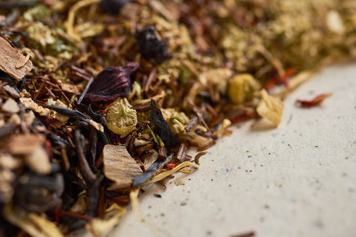 Tea as a creative raw material: from leftovers to design papers